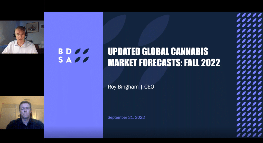 UPDATED GLOBAL CANNABIS MARKET FORECASTS: FALL 2022 | BDSA