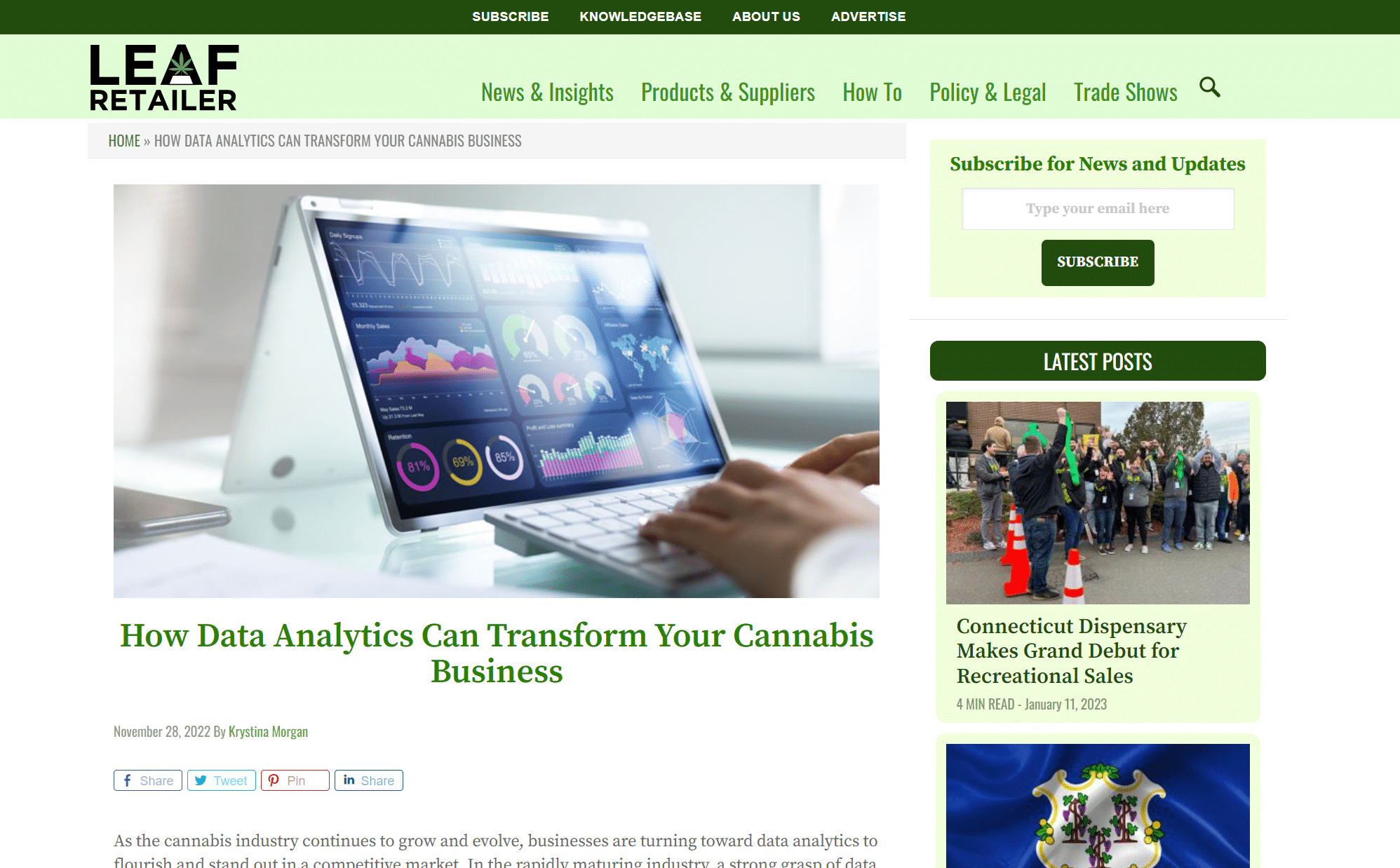 Leaf Retailer: How Data Analytics Can Transform Your Cannabis Business | BDSA